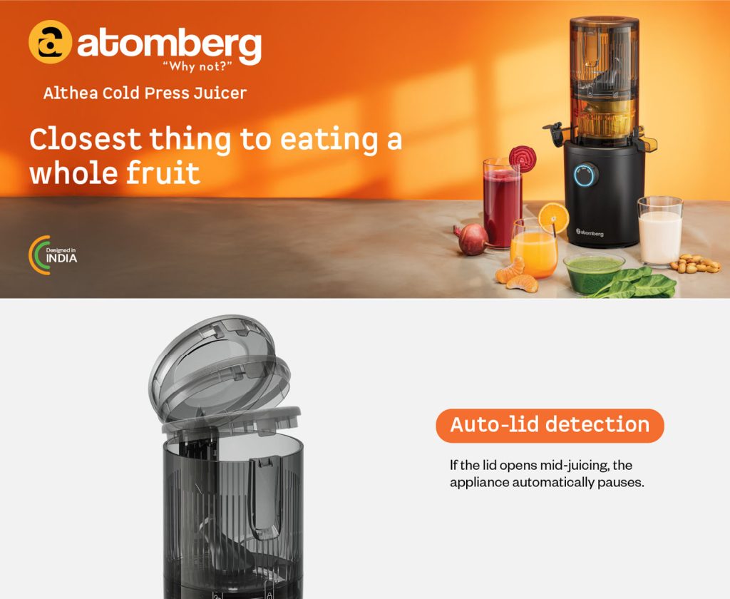 Buy Atomberg Cold Press Juicer with High Nutrition, Intelligent Auto ...